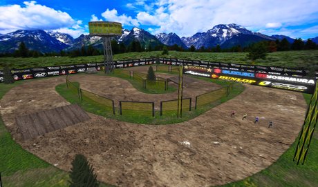 Second Life Marketplace - 1/4 SIM Skybox Raceway "Dirt Track" - QUARTER ...