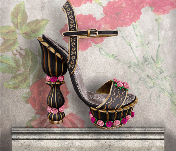 Second Life Marketplace - Zafair - Rocio Roses -Slink High- Black