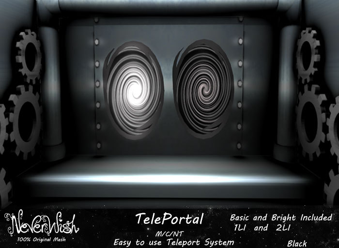 Second Life Marketplace - *NW* TelePortal - Black