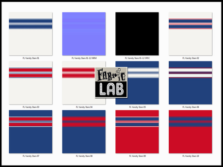 Second Life Marketplace - Fabric Lab ME Varsity Stars Texture ...