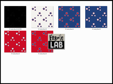 Second Life Marketplace - Fabric Lab ME Varsity Stars Texture ...