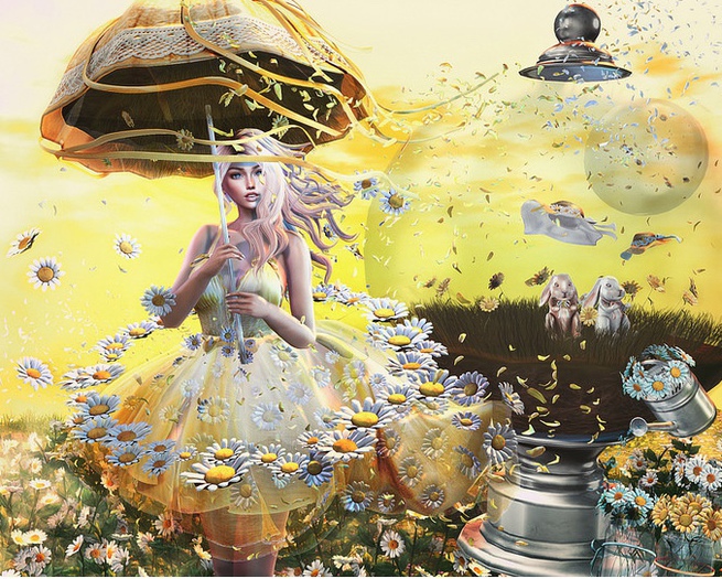 Second Life Marketplace - Disorderly+Moon Amore/Daisy Dream/ Daisy Jar ...