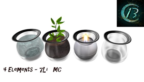 Second Life Marketplace - 13Th Moon-4 Elements