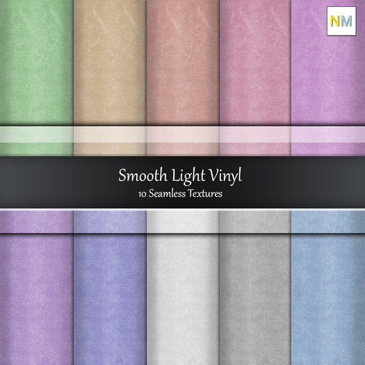 Second Life Marketplace - Smooth Light Vinyl 10 Seamless Fabric Textures NM