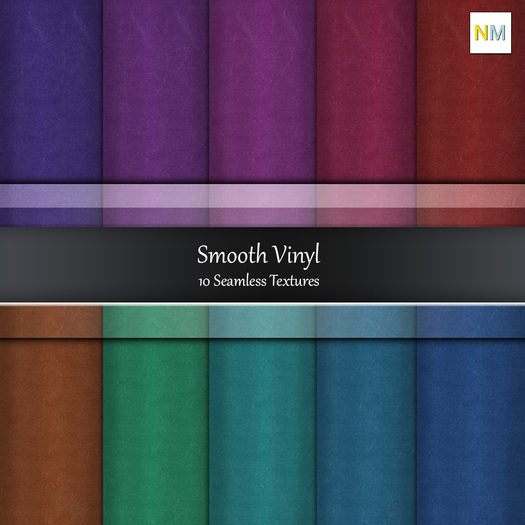 Second Life Marketplace - Smooth Vinyl 10 Seamless Fabric Textures NM