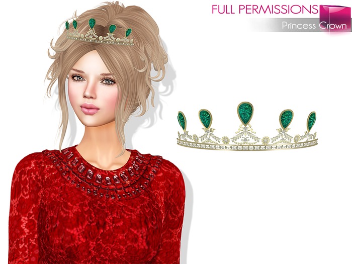Second Life Marketplace - Full Perm Mesh Princess Crown