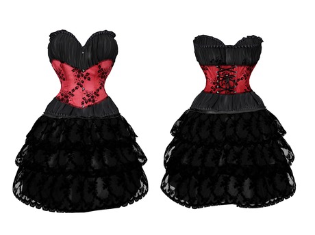 Second Life Marketplace - Full Perm Lina Fitmesh Burlesque Showgirl ...