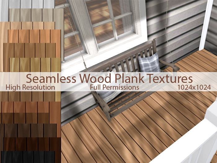 Second Life Marketplace - Seamless Wood Plank Textures 1024x1024