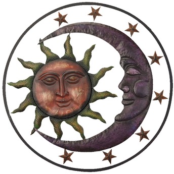 Second Life Marketplace - Wall Decor - Metal - Sun Moon Rest