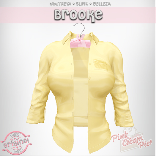 Second Life Marketplace - !PCP :: Brooke [Lemon Yellow]
