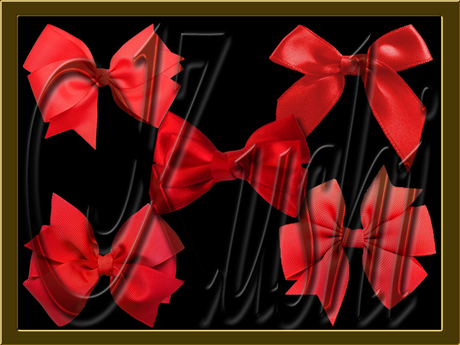 Second Life Marketplace - Bows Alpha Red Collection Textures