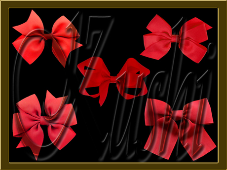 Second Life Marketplace - Bows Alpha Red Collection Textures
