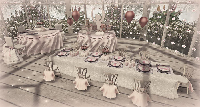 Second Life Marketplace - Ballerina Party set - Ideal Baby shower ...