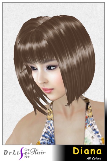 Second Life Marketplace - DrLifeGen3Hair Diana (All Colors)