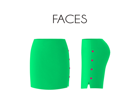 Second Life Marketplace - Full Perm Female Side Button Up Uniform Skirt ...