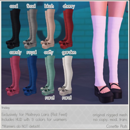 Second Life Marketplace - fri. - Cosette Plats (Cherry)