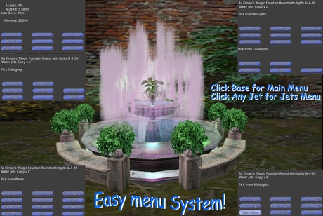 Second Life Marketplace - Advanced Lighting Low Prim Magic Fountain ...