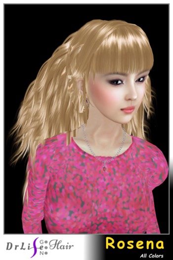 Second Life Marketplace - DrLifeGen3Hair Rosena (All Colors)
