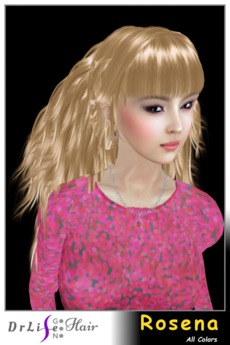 Second Life Marketplace - DrLifeGen3Hair Rosena (All Colors)
