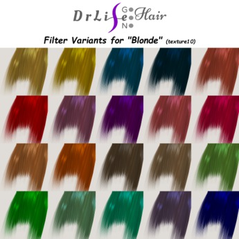 Second Life Marketplace - DrLifeGen3Hair Rosena (All Colors)