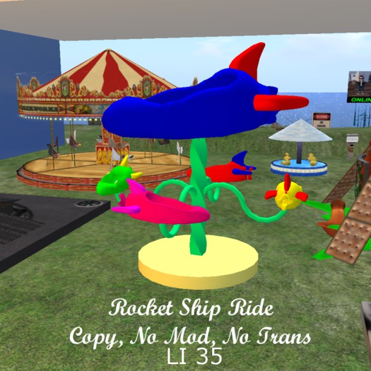 Second Life Marketplace - Rocket Ship Ride Boxed