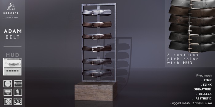 Second Life Marketplace - not so bad . mesh . ADAM belt