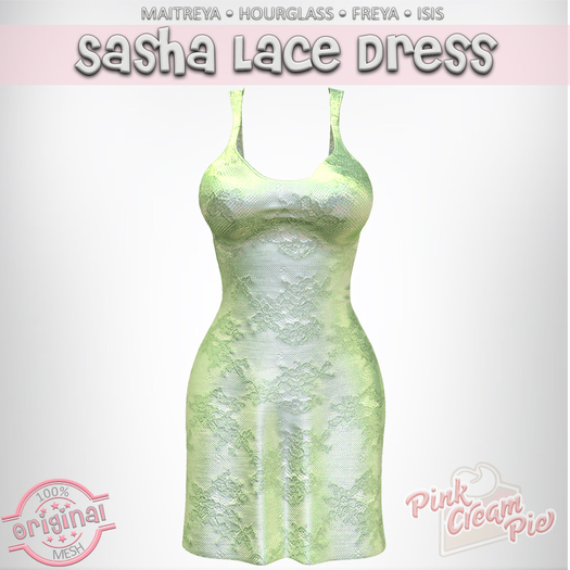 Second Life Marketplace - !PCP :: Sasha [Green Lace]