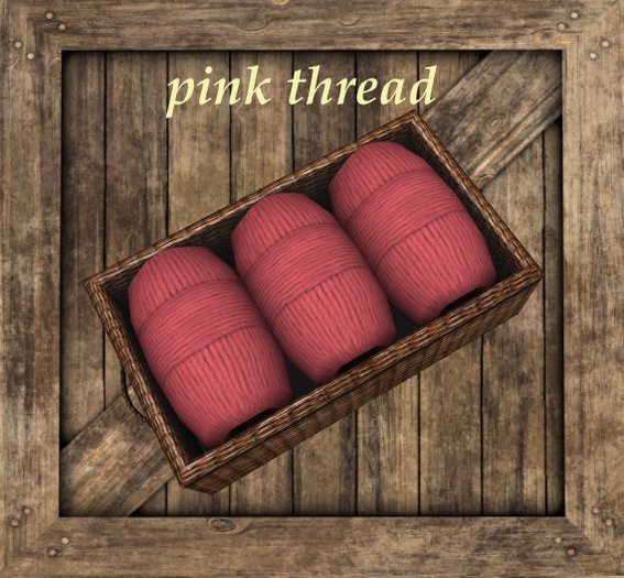Second Life Marketplace - pink thread storage vendor crate texture [g&s] bc