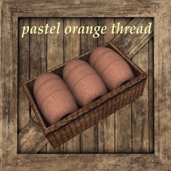 Second Life Marketplace - pastel orange thread storage vendor crate ...