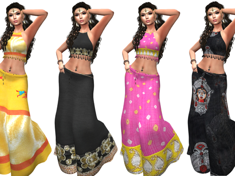 Second Life Marketplace - Eva's Temptation Orla Boho Outfit, Maitreya ...