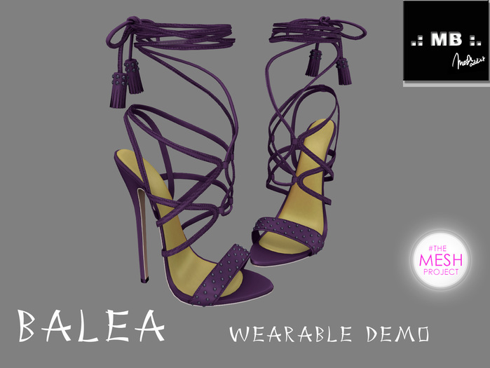 Second Life Marketplace - .: MB :. Wearable DEMO - violet Balea Strip ...