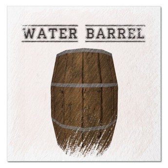Second Life Marketplace - [FP] DFS Vendor Water Barrel Texture /copy
