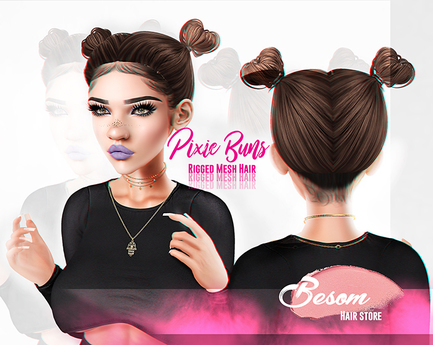 Second Life Marketplace - #Besom~Pixie bun *Essentials*