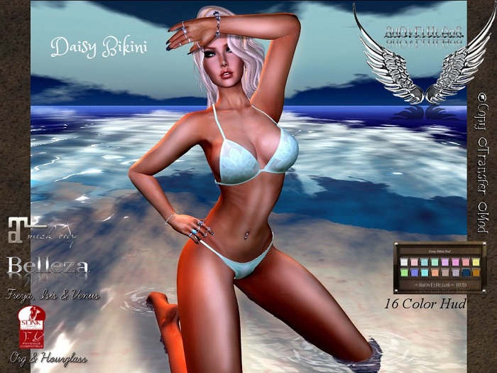 Second Life Marketplace - :*:ShOvElHeAdS:*: Daisy Bikini