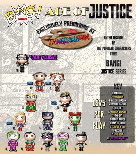 Second Life Marketplace - Bang! Figures : Age of Justice #9 - Man of Steel