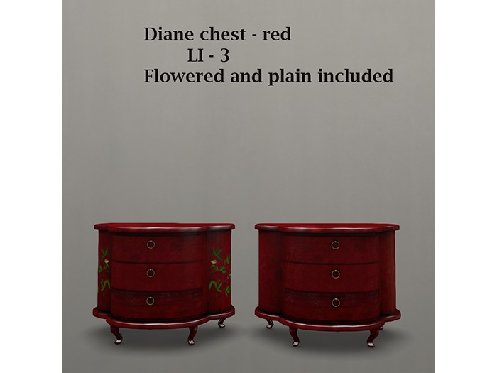 Second Life Marketplace - MMGD Diana red chest packed