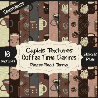 Second Life Marketplace - *Cupids Textures * 16 COFFEE TIME