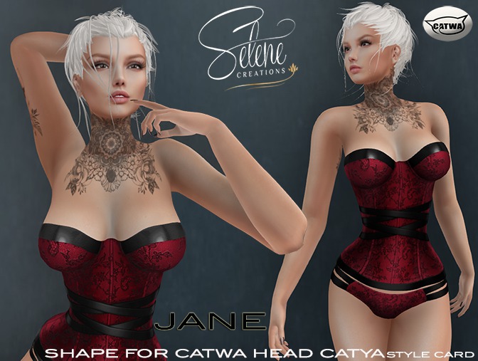 Second Life Marketplace - [Selene Creations] Jane Shape for Catwa Bento Catya DEMO