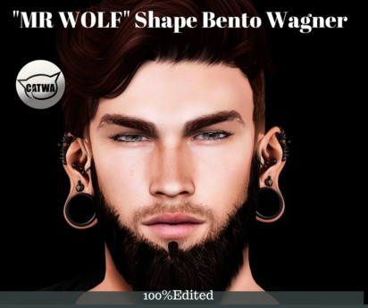 Second Life Marketplace - "MR WOLF" Shape Bento Wagner