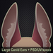 Second Life Marketplace - {S} Large Canid Ears