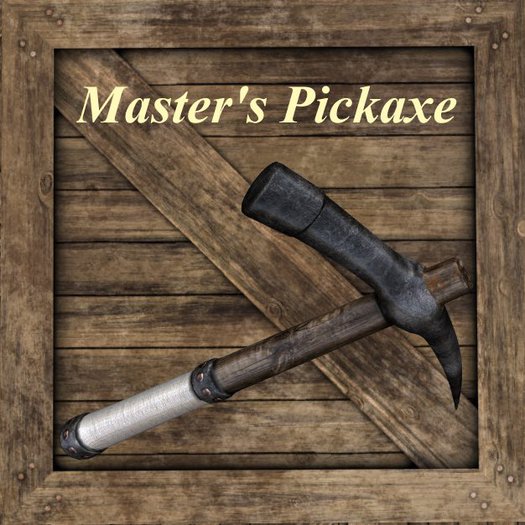 Second Life Marketplace - Master's pickaxe [g&s] storage vendor crate ...