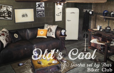 Second Life Marketplace - ..::THOR::.. Old's Cool - Biker Club ULTRARARE