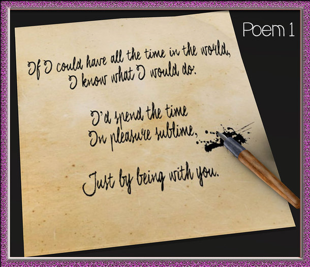 Second Life Marketplace - Love poem 1
