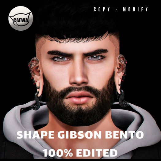 Second Life Marketplace - "MR WOLF" Shape Bento Gib