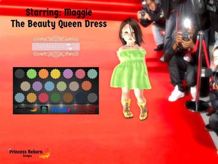 Second Life Marketplace - Starring: Maggie The Beauty Queen Dress "BOXED"