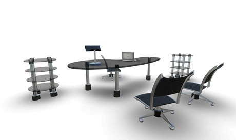 Second Life Marketplace - Contemporary Executive Office Set - V3 Elite ...