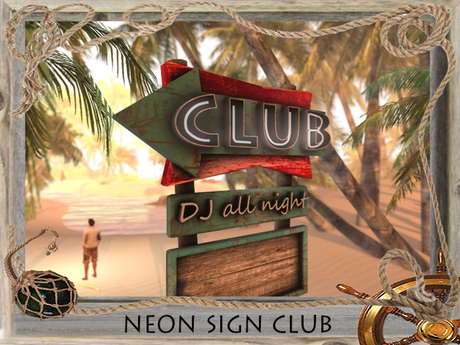 Second Life Marketplace - neon sign club