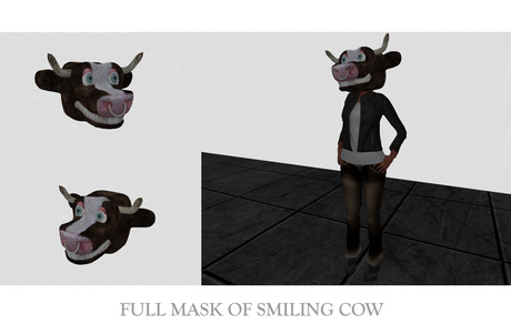 Second Life Marketplace - Smiling Cow Head V1
