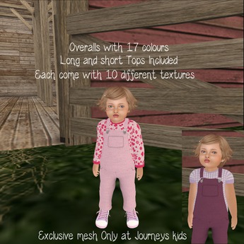 Second Life Marketplace - Long overalls Girls