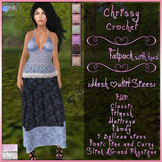 Second Life Marketplace - Chrissy Outfit With Hud Demo